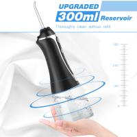 China 300ml Cordless Water Flosser with 2500mAh Battery and 1400 Pulses/Minute for Dental Hygiene for sale