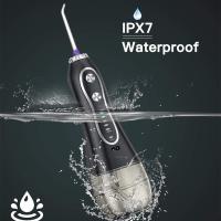 China 5 Mode Rechargeable Oral Water Flosser with 300ml Tank and 2500mAh Battery - 1200-1400 Pulses/Minute Dental Care Device for sale