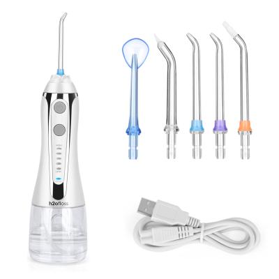 China 2500mAh Battery Operated Dental Spa Oral Irrigator Rechargeable 300ml Water Tank for sale