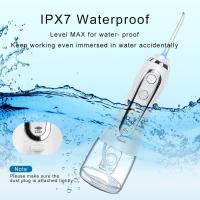 China Electric Oral Irrigator Water Flosser with 300ml Tank, 5 Pressure Settings & USB Charging - FCC Certified for sale
