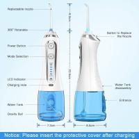 China Electric Oral Irrigator Water Flosser with 300ml Tank, 5 Pressure Settings & USB Charging - FCC Certified for sale