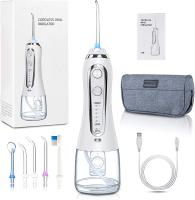 China Electric Oral Irrigator Water Flosser with 300ml Tank, 5 Pressure Settings & USB Charging - FCC Certified for sale