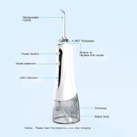 China USB Charging Cordless Water Flosser Oral Irrigator with 300ml Tank and 5 Pressure Settings 40-130 PSI for sale