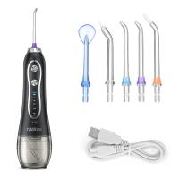 China FCC Standard Cordless Water Flosser with 300ml Tank, 5 Cleaning Modes and 2500mAh Battery for sale