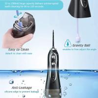 China ABS PC 300ml 5 Mode Dental Water Jet Flosser Battery Powered Oral Care for sale