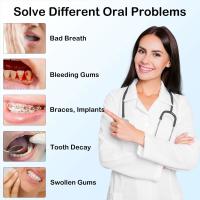 China Smart Dental Water Flosser IPX7 300ml Tank Electric Oral Irrigator 2500mAh for sale