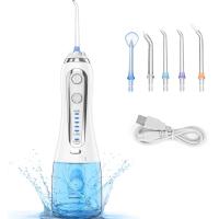 China Cordless Rechargeable Dental Oral Irrigator 300ml Water Flosser 40-140PSI for sale