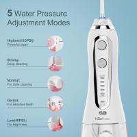 China Electric Oral Irrigator Water Flosser 300ml Tank 2500mAh Battery CE Approved for sale