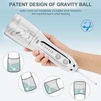 China Electric Oral Irrigator Water Flosser 300ml Tank 2500mAh Battery CE Approved for sale