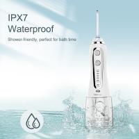 China Electric Oral Irrigator Water Flosser 300ml Tank 2500mAh Battery CE Approved for sale