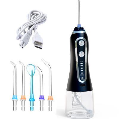 China Cordless Dental Water Flosser 300ml IPX7 5 Modes Oral Irrigator USB Rechargeable for sale