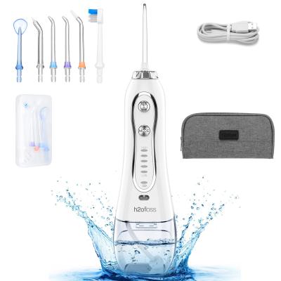 China Cordless Oral Irrigator Water Flosser 300ML IPX7 Waterproof with 2500mAh Battery and 5 Pressure Modes for sale