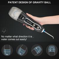 China HF-6 Multimode Electric Cordless Oral Irrigator 70x80x222mm ABS Dental Cleaner with 0.38kg Weight for sale