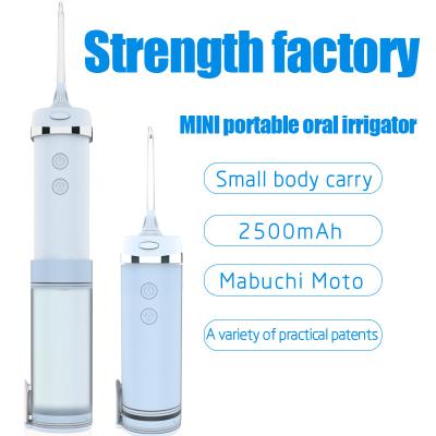 China Cordless Ultrasonic Water Flosser with 2500mAh Battery and 200ml Tank - 5 Modes 40-140PSI for sale