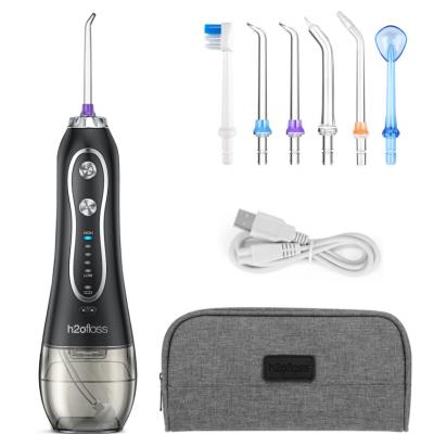China Ultrasonic Water Flosser with 2500mAh Battery and 300ml Reservoir - 5 Pressure Modes for Professional Dental Care for sale