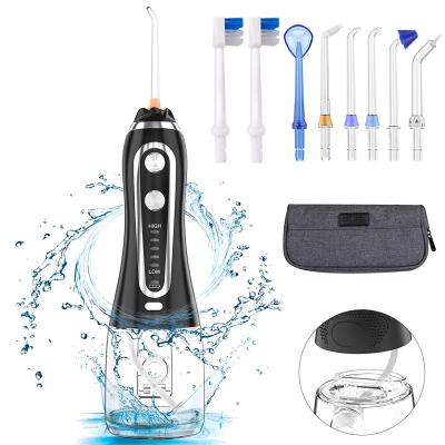 China 5 Modes Water Flosser with 2500mAh Battery and 300ml Reservoir - IPX7 Waterproof Portable Teeth Cleaner for sale