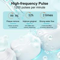 China 2500mAh Ultrasonic Teeth Cleaner 5 Modes Handheld Water Flosser Portable Oral Irrigator for sale