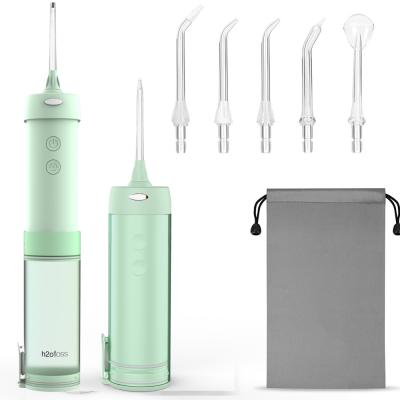 China Cordless USB Charging Ultrasonic Water Flosser 200ml 2500mAh FDA Approved Oral Care for sale