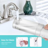 China Household Ultrasonic Water Flosser 200ml IPX7 Rechargeable Dental Oral Irrigator 40-140PSI for sale