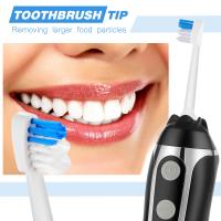 China Custom 5 Nozzles Ultrasonic Water Flosser with 300ml Tank and 40-140 PSI Pressure Modes for Oral Care for sale
