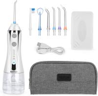 China 300ML Ultrasonic Water Flosser with 40-140 PSI Pressure and 5 Cleaning Modes - IPX7 Waterproof Dental Irrigator for sale