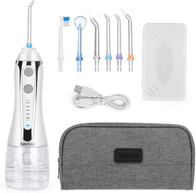 China 300ML Ultrasonic Water Flosser with 40-140 PSI Pressure and 5 Cleaning Modes - IPX7 Waterproof Dental Irrigator for sale