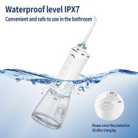 China 300ml Ultrasonic Portable Oral Irrigator 2500mAh Battery IPX7 Water Flosser for Teeth Cleaning OEM ODM for sale