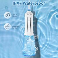 China 300ml Handheld Portable Water Flosser IPX7 Waterproof Oral Irrigator 2500mAh Rechargeable Tooth Cleaner for sale