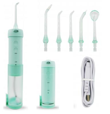 China Cordless Travel Water Flosser with 2500mAh Battery and IPX7 Waterproof Rating - 300ml Reservoir, 1200-1400 Pulses/Min for sale