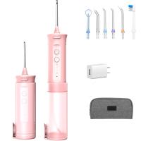 China Portable ABS Water Flosser 200ml Cordless Oral Irrigator 5 Mode Teeth Cleaner for sale