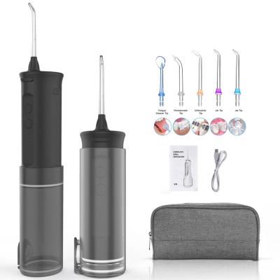 China 2500mAh Portable Water Flosser 30-110PSI Cordless Teeth Cleaner 200ml Tank for sale