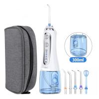 China Electric Water Flosser 5 Modes 1400 Pulses/min Portable Oral Irrigator for Home Travel Braces Care for sale