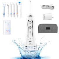 China Cordless Dental Water Flosser 300ml Tank 2500mAh Lithium Battery IPX7 Waterproof for sale