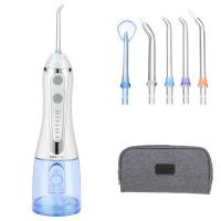 China 5 Mode Cordless Water Flosser with 300ml Tank and 2500mAh Battery - USB Rechargeable Oral Irrigator for sale