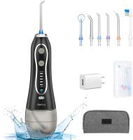 China HF-6 Portable Water Flosser with 5 Modes 300ml Tank 40-110 PSI Pressure USB Charging IPX7 Waterproof for sale