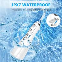 China HF-6P Water Flosser with 2000mAh Battery and 300ml Tank - 5 Pressure Modes IPX7 Waterproof Oral Irrigator for sale