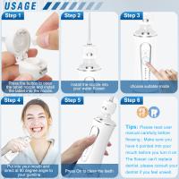 China HF-P11 Travel Water Flosser with 2000 mAh Battery and 300 ml Tank - 5 Pressure Settings for Dental Care for sale