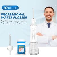 China HF-P11 Travel Water Flosser with 2000 mAh Battery and 300 ml Tank - 5 Pressure Settings for Dental Care for sale