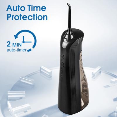 China Custom Logo Water Flosser 185ML 1200-1400 Times/Min Pulse Frequency Oral Irrigator for sale