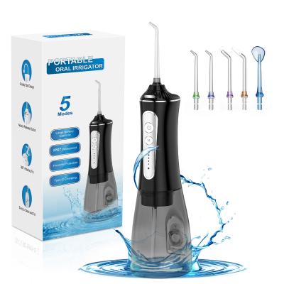 China 2500mAh Cordless Water Flosser 300ML Tank Travel Dental Irrigator for sale