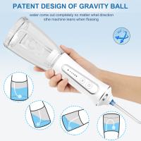 China IPX7 Cordless Water Flosser 300ml Rechargeable Dental Cleaner 40-110PSI for sale