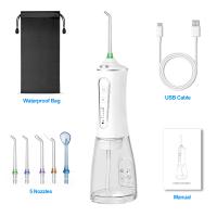 China IPX7 Cordless Water Flosser 300ml Rechargeable Dental Cleaner 40-110PSI for sale
