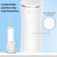 China Cordless Water Flosser 300ML IPX7 Portable Oral Irrigator 2500mAh Battery for sale