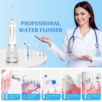 China Cordless Water Flosser 300ML IPX7 Portable Oral Irrigator 2500mAh Battery for sale