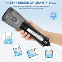 China 300ML Rechargeable Dental Water Flosser 5 Modes 40-110PSI Oral Irrigator for sale
