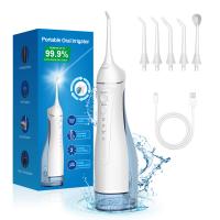 China Cordless Water Flosser 300ml 4 Modes Portable Oral Irrigator Rechargeable Teeth Cleaner for sale
