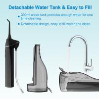 China 300ml Cordless Water Flosser 5H Charging Portable Oral Irrigator 4 Modes for sale