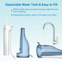 China Cordless Dental Water Flosser 300ml Portable Oral Irrigator 4 Modes Rechargeable for sale
