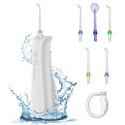 China OEM Collapsible Portable Oral Dental Irrigator 185ML Water Tank 21W Teeth Clean Water Flosser for Travel for sale