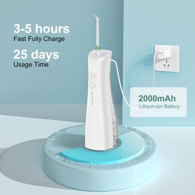 China Cordless Water Flosser 4 Modes 185ML Portable Oral Irrigator IPX7 Waterproof OEM for sale